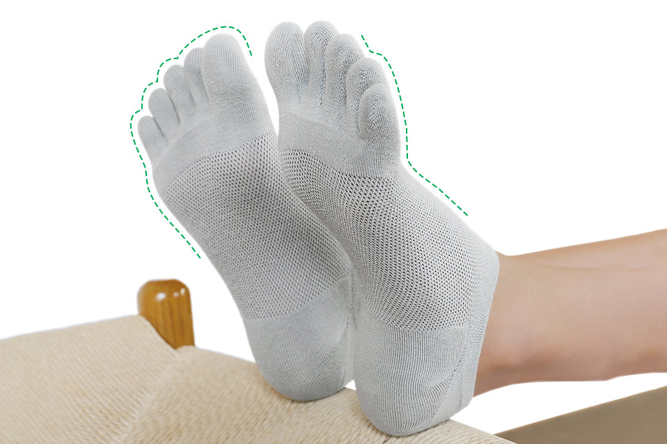 Toe Socks No Show - 5 Pairs - Keep Unrestrained - SAGUARO® – Saguaro ...